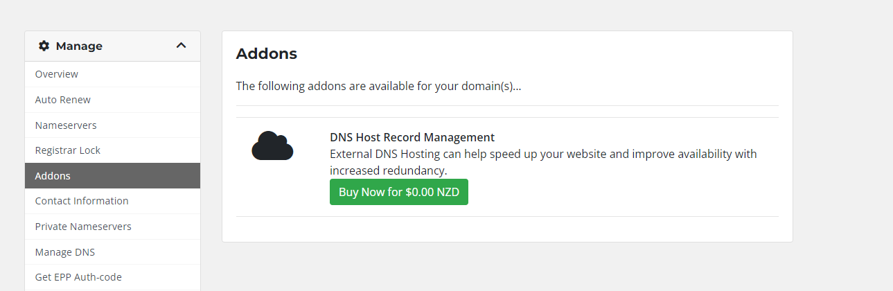 Dns Host Record Management Addon Support Enlighten